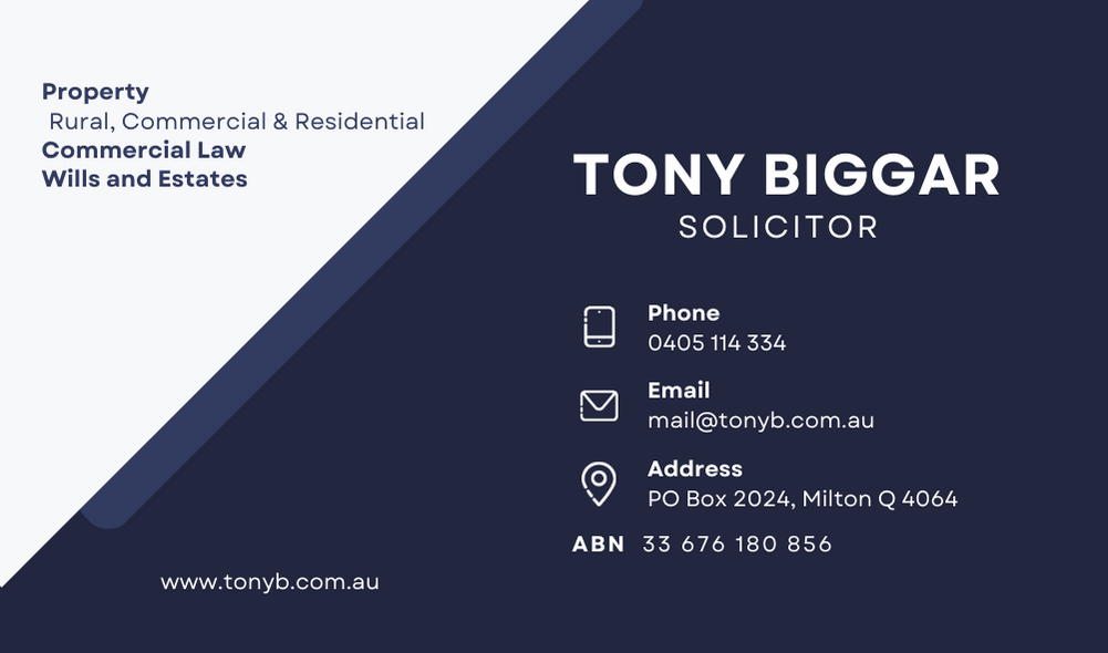 Tony Biggar Solicitor